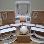 Sureflap Microchip Cat Flap Wall Kit [up to 370mm Wall Depth] - Just ...